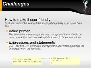 Cling the llvm based interpreter | PPT