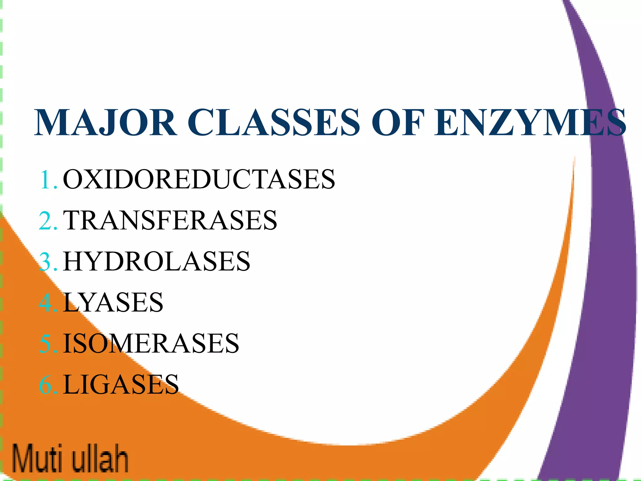 coenzymes , nomenclature of enzymes, classification | PPT