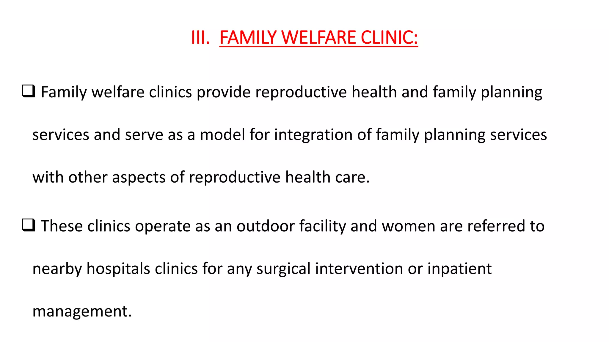 Clinic and types of clinic in the community area | PDF