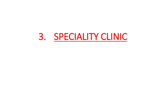 Clinic and types of clinic in the community area | PDF | Pregnancy ...