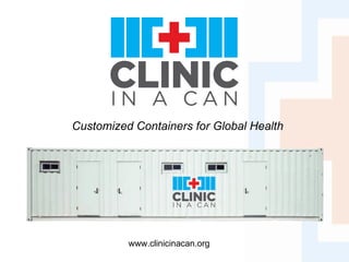 From shipping container to medical clinic: The new 20 ft. Clinic In A ...