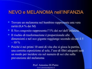Il melanoma cutaneo: dalla clinica alla terapia | PPT