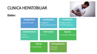 Clinica hepatobiliar | PPTX