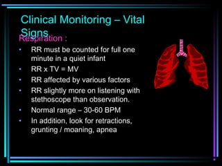 Clinical Monitoring of Sick Newborn LSD | PPT