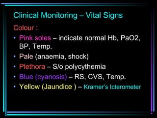 Clinical Monitoring of Sick Newborn LSD | PPT