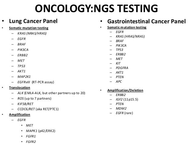 Clinical Applications of Next Generation Sequencing