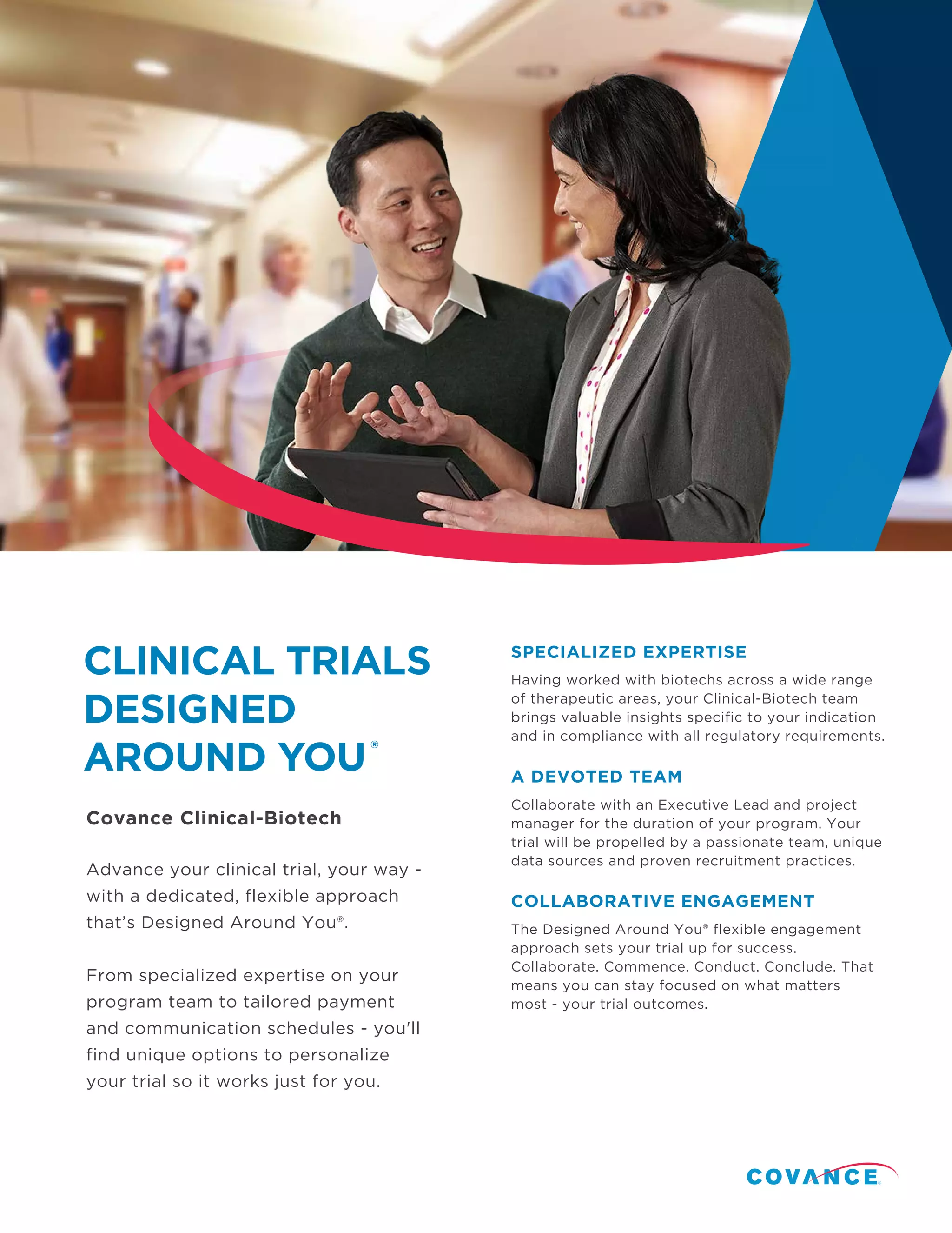 Covance Clinical-Biotech: Clinical Trials Designed Around You® | PDF