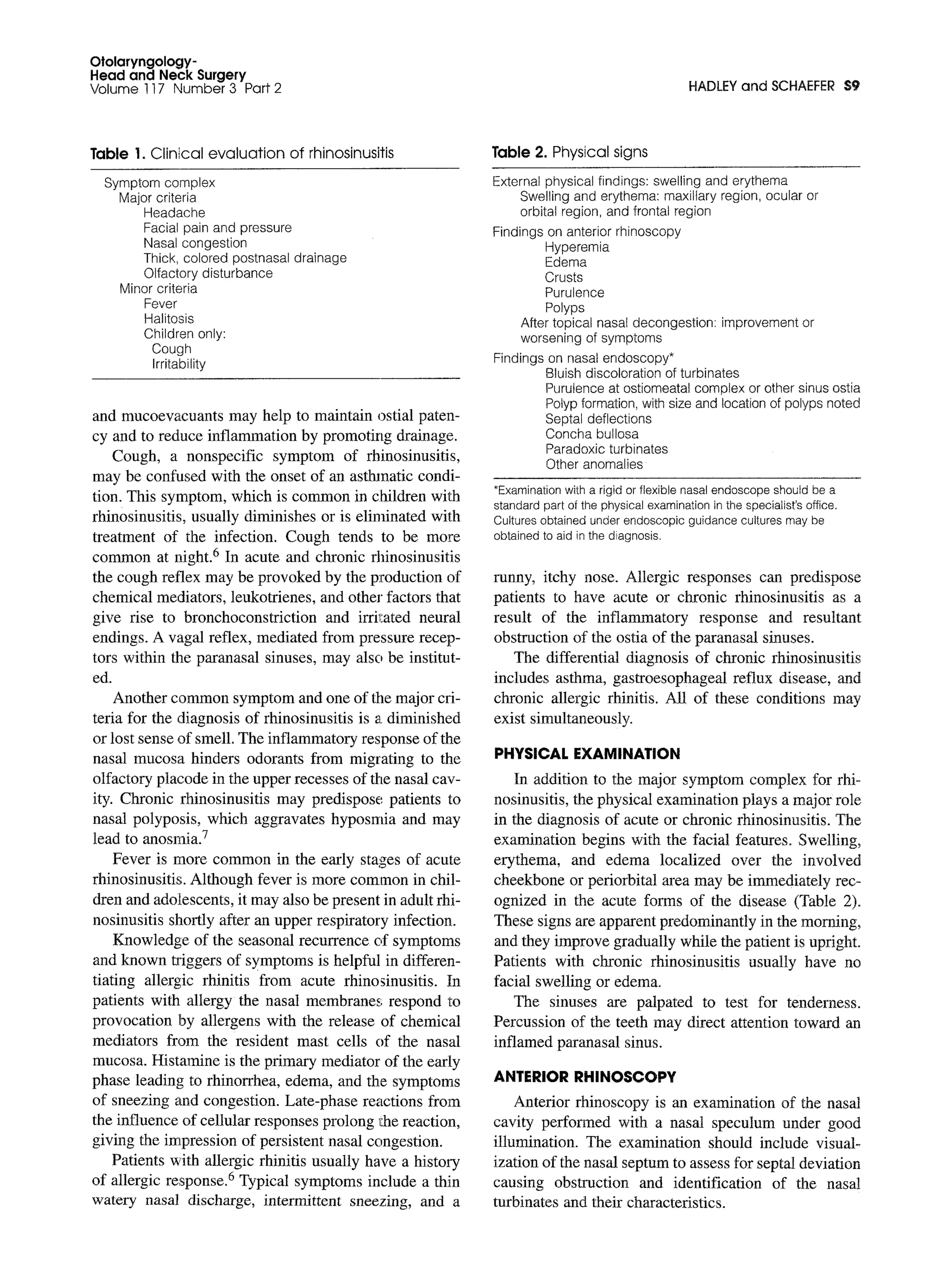 Clinical evaluation-of-rhinosinusitis-history-and-physical-examination ...