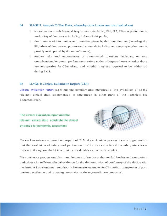 Clinical Evaluation Report for Medical Devices | PDF