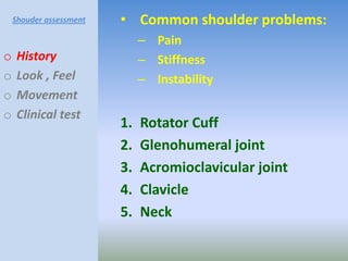 Clinical examination in shoulder disease | PDF