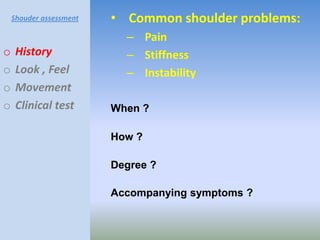 Clinical examination in shoulder disease | PDF