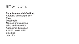 Clinical - GIT History.pptx
