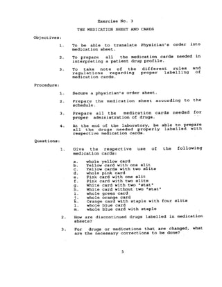 Clinical Pharmacy Laboratory Manual | DOC