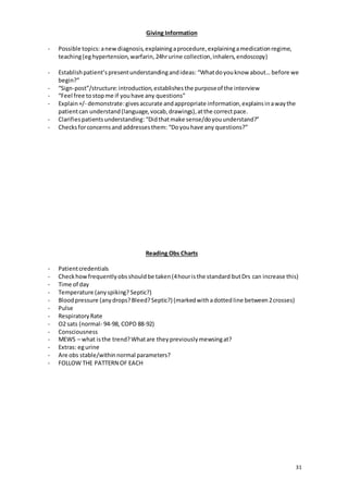 Clinical Skills Guide | DOCX