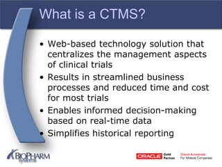 Clinical Trial Management Systems 101 | PDF