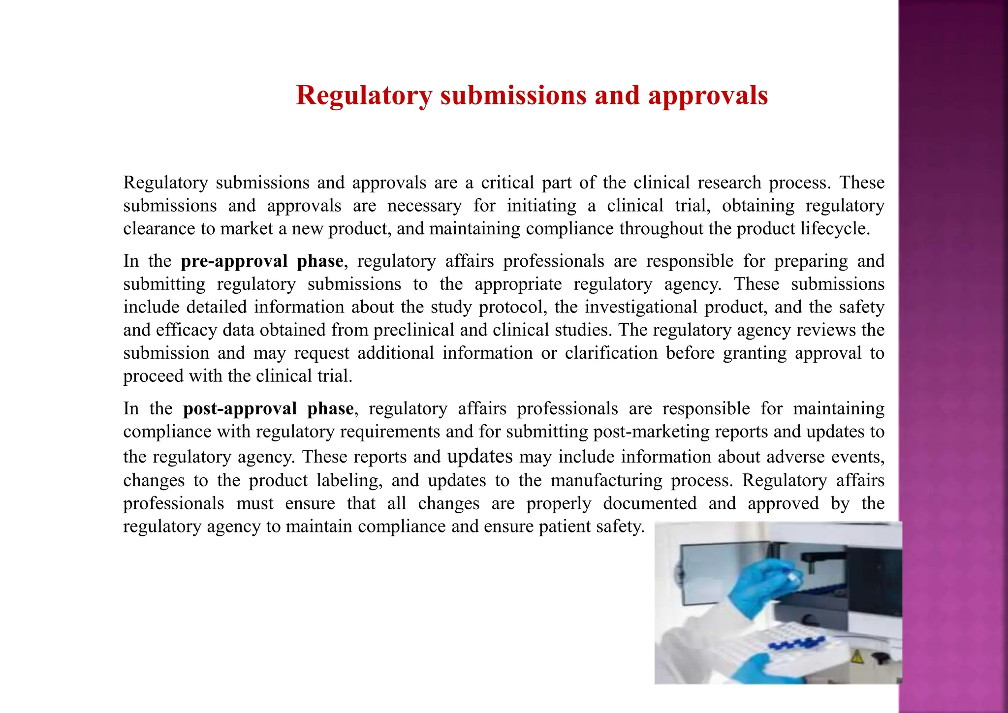 Unit 5: Clinical trials & Regulatory guidelines | PPT