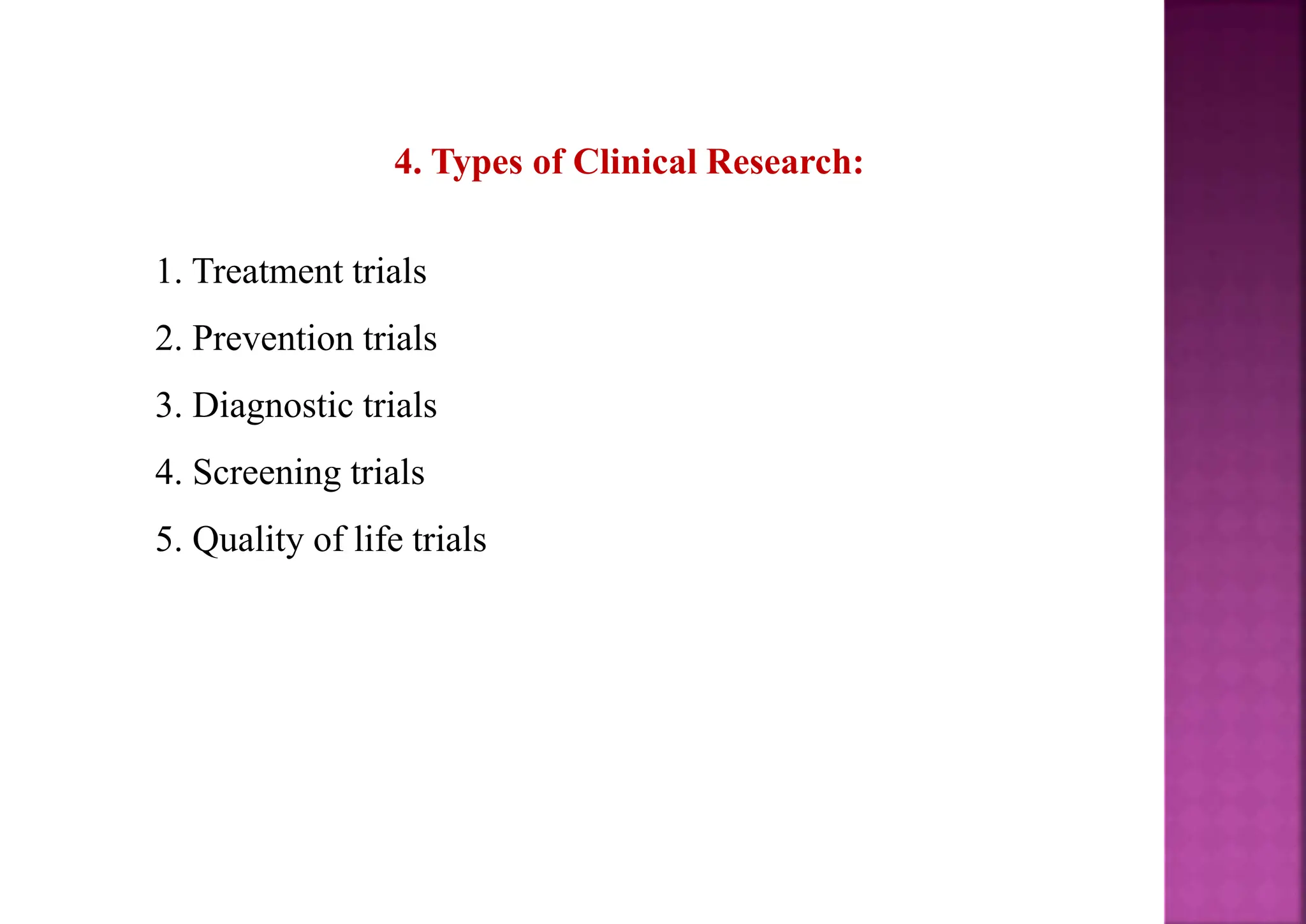 Unit 5: Clinical trials & Regulatory guidelines | PPT