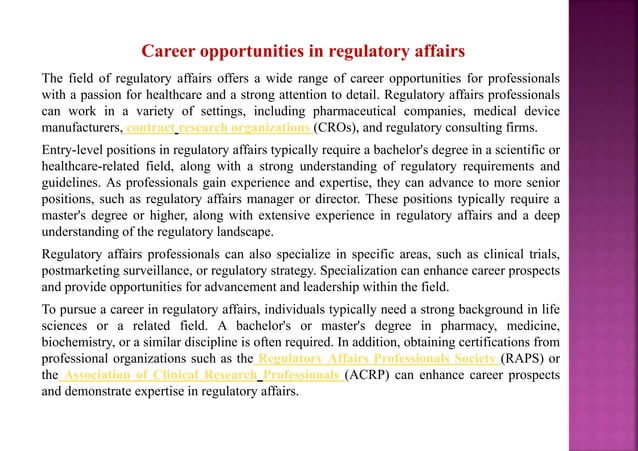 Unit 5: Clinical trials & Regulatory guidelines | PPT