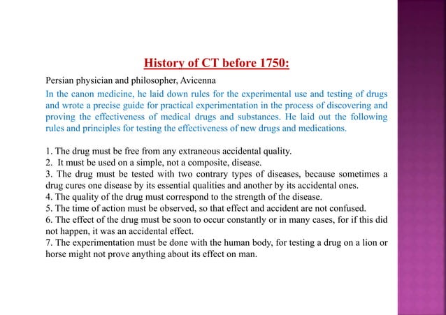 Unit 5: Clinical trials & Regulatory guidelines | PPT