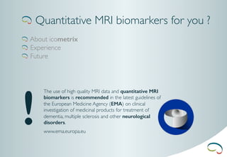 Imaging biomarkers in Clinical trials | PDF