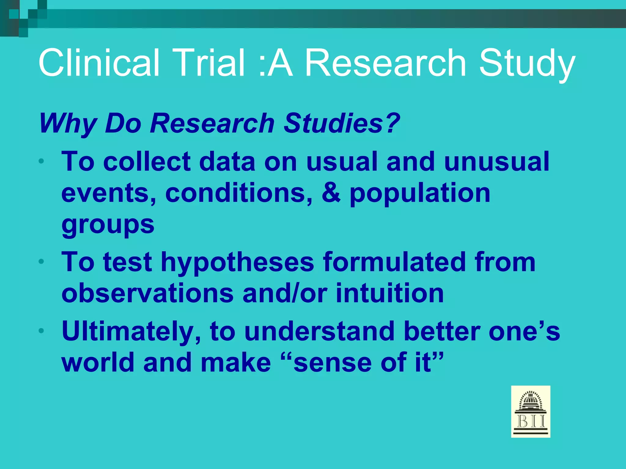 Clinical Trials Introduction | PPT