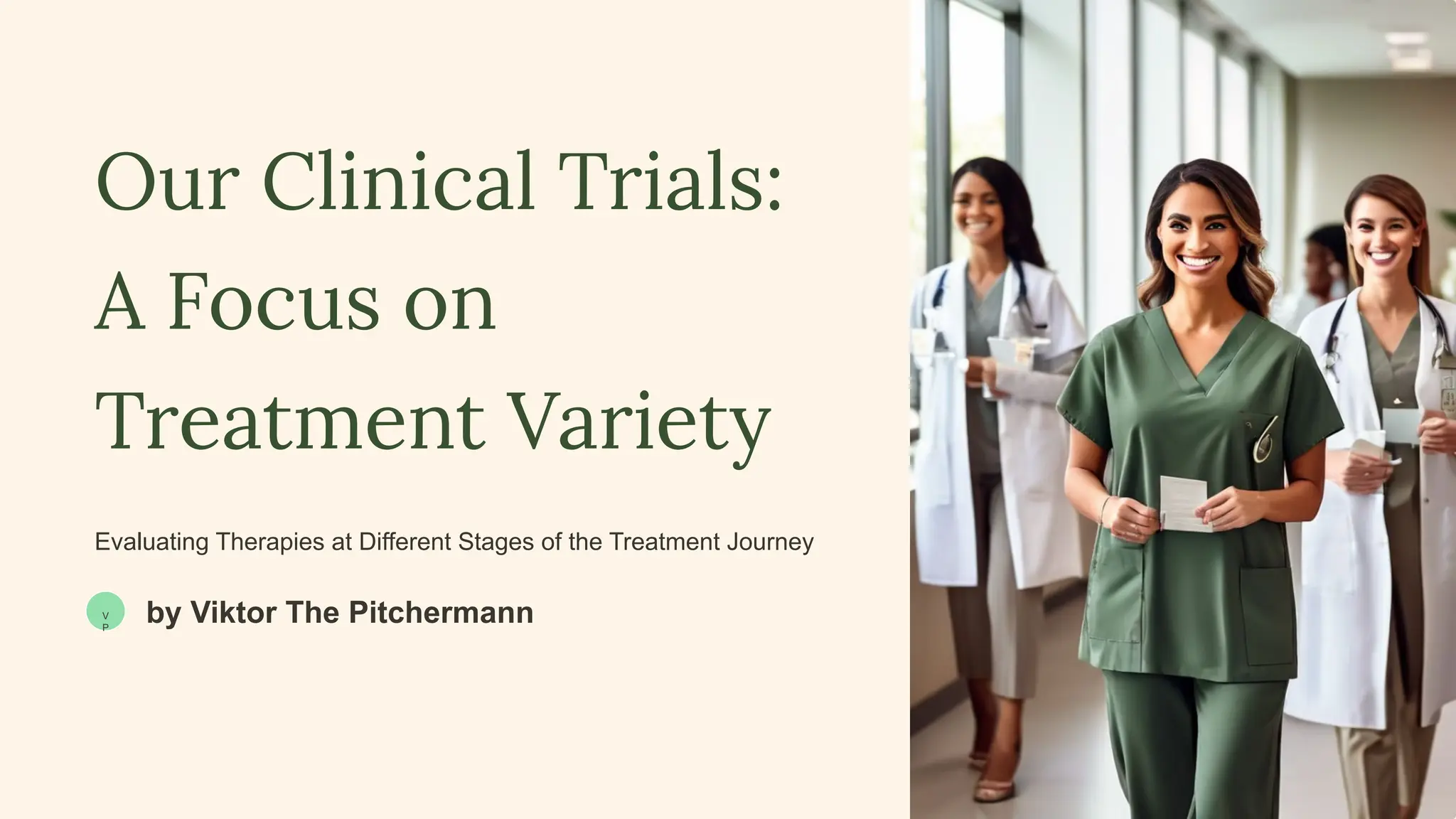 Clinical Trials Pitch Deck Template by viktor the pitchermann | PDF