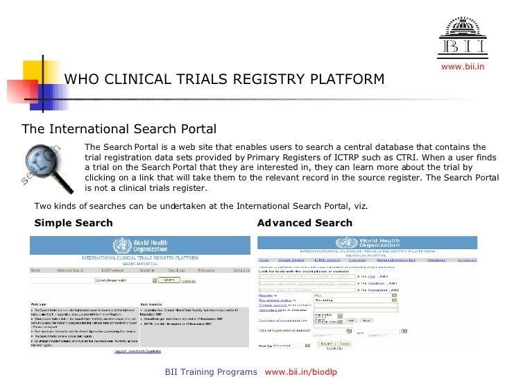 Clinical Trials Registry