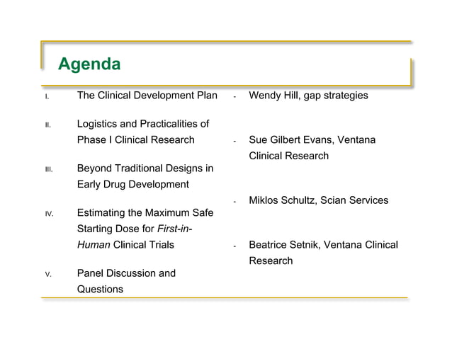 Clinical Trials Strategy: The Clinical Development Plan | PDF