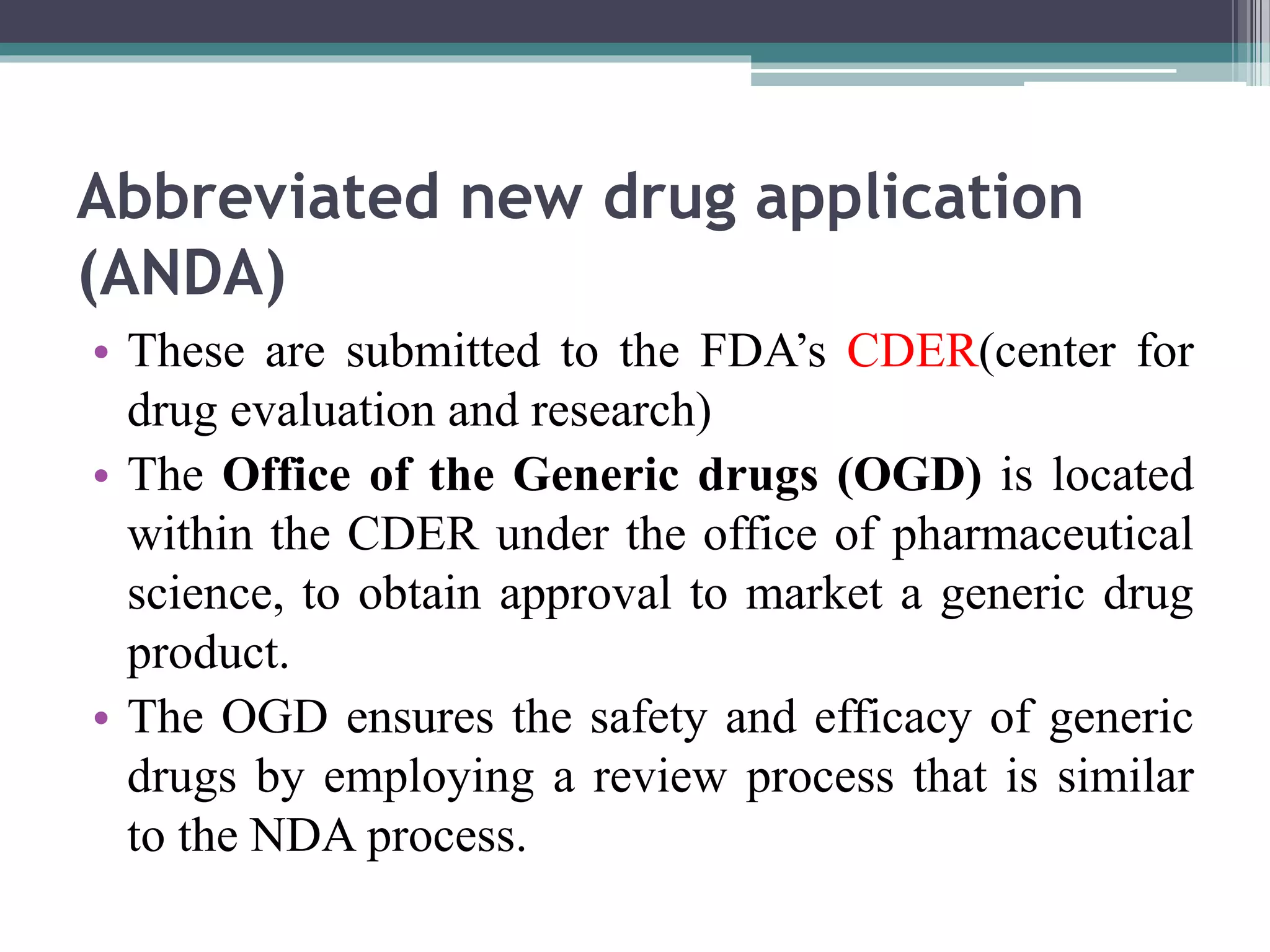 Clinical adna regulatoty approval process | PPTX