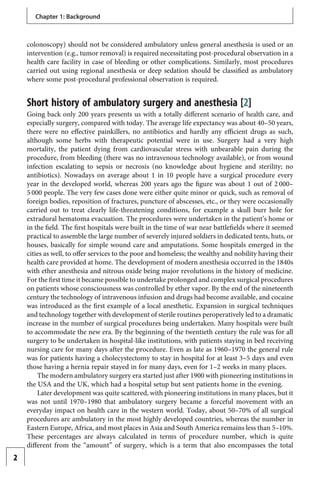 Clinical ambulatory anesthesia | PDF