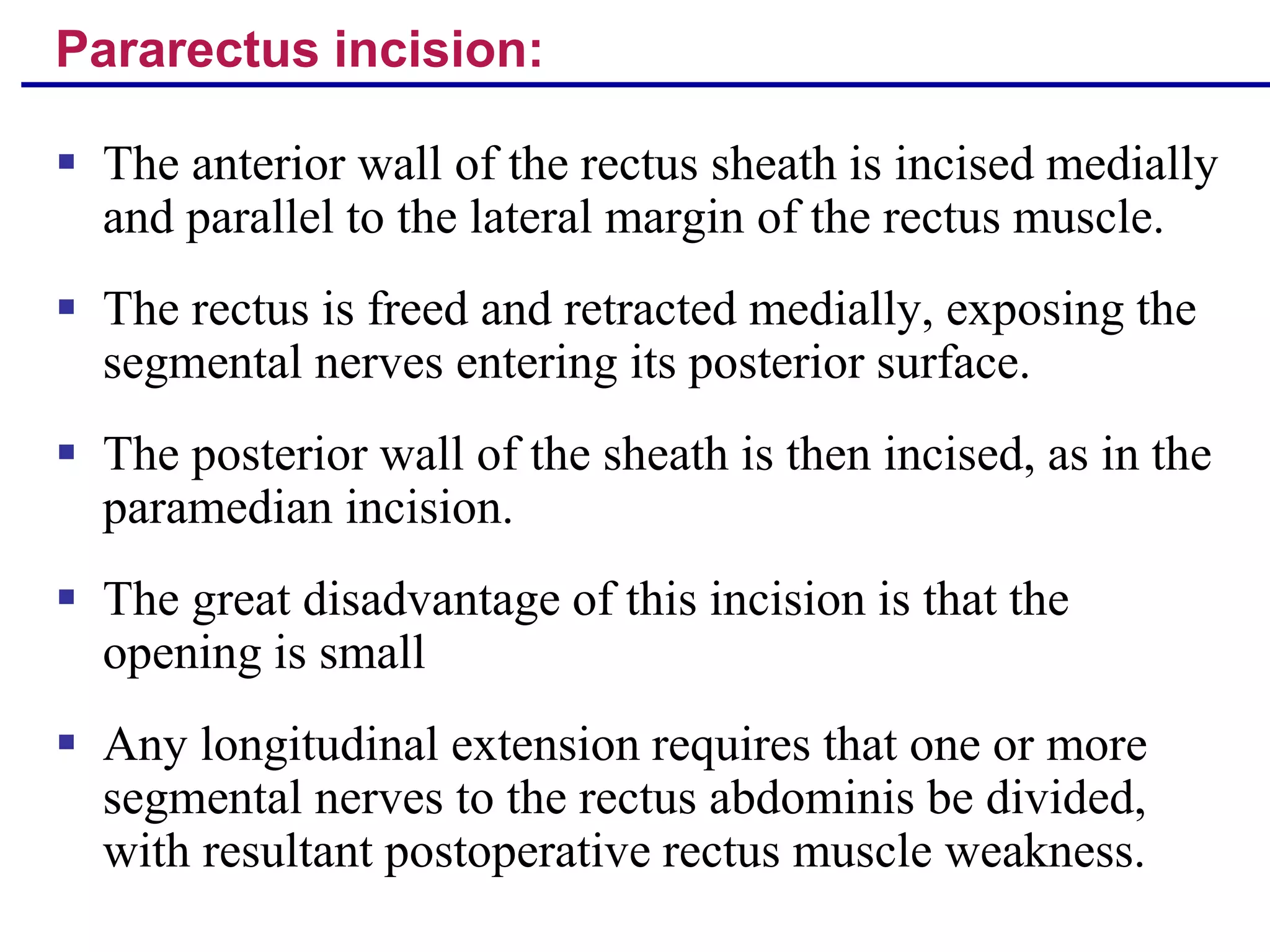 Clinical anatomy of abdominal wall and pelvic wall | PPT
