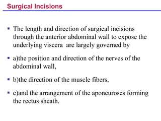 Clinical anatomy of abdominal wall and pelvic wall | PPT