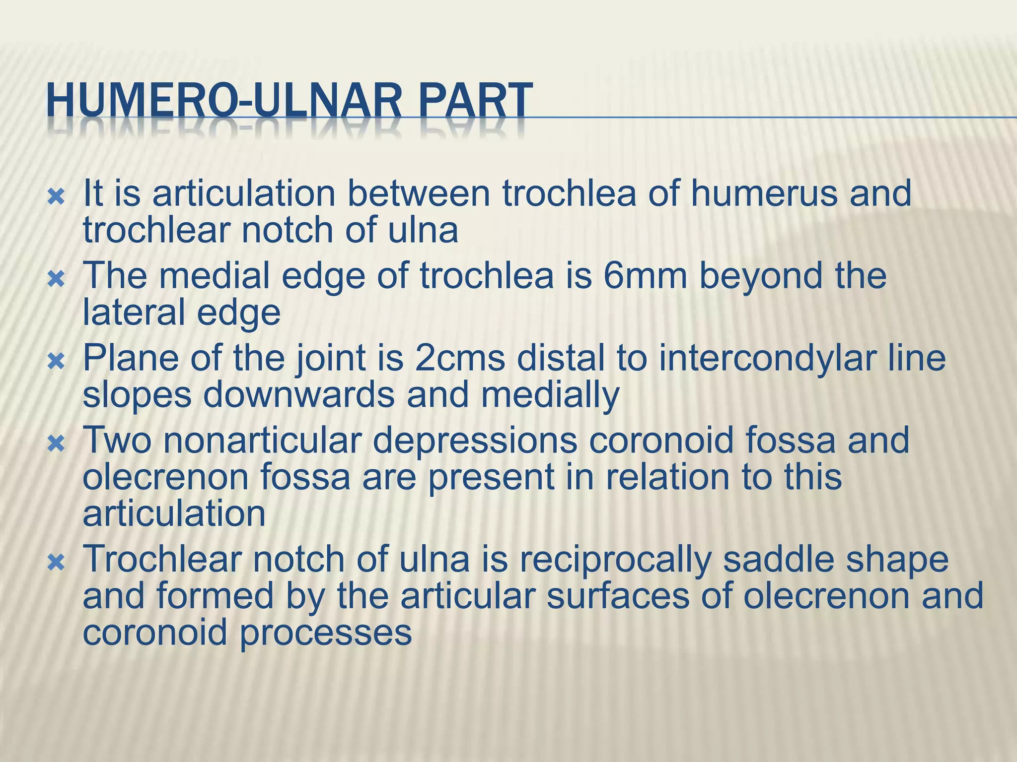 Clinical anatomy of elbow | PPTX