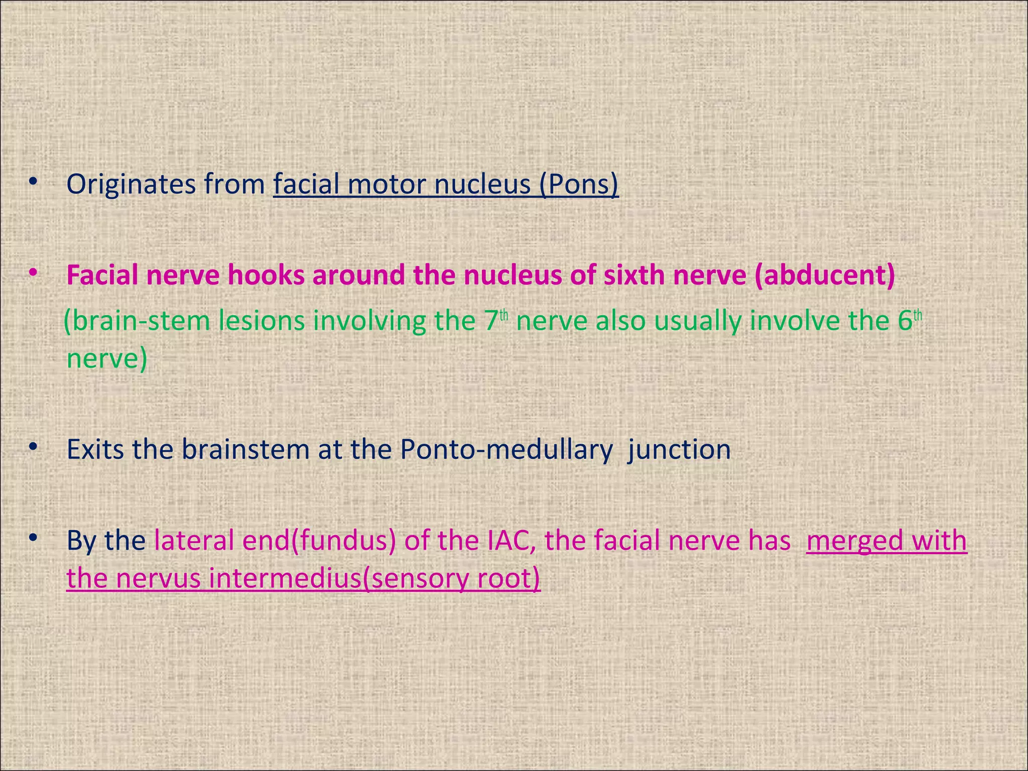 Clinical anatomy of facial nerve and facial nerve palsy | PPT