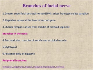 Clinical anatomy of facial nerve and facial nerve palsy | PPT