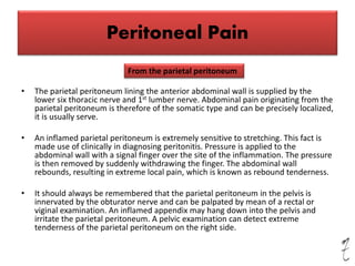 Clinical anatomy of peritoneum | PPTX