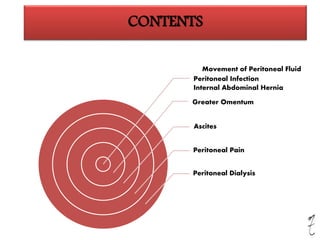 Clinical anatomy of peritoneum | PPTX
