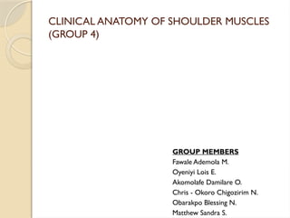Clinical Anatomy of Shoulder Muscles.pptx