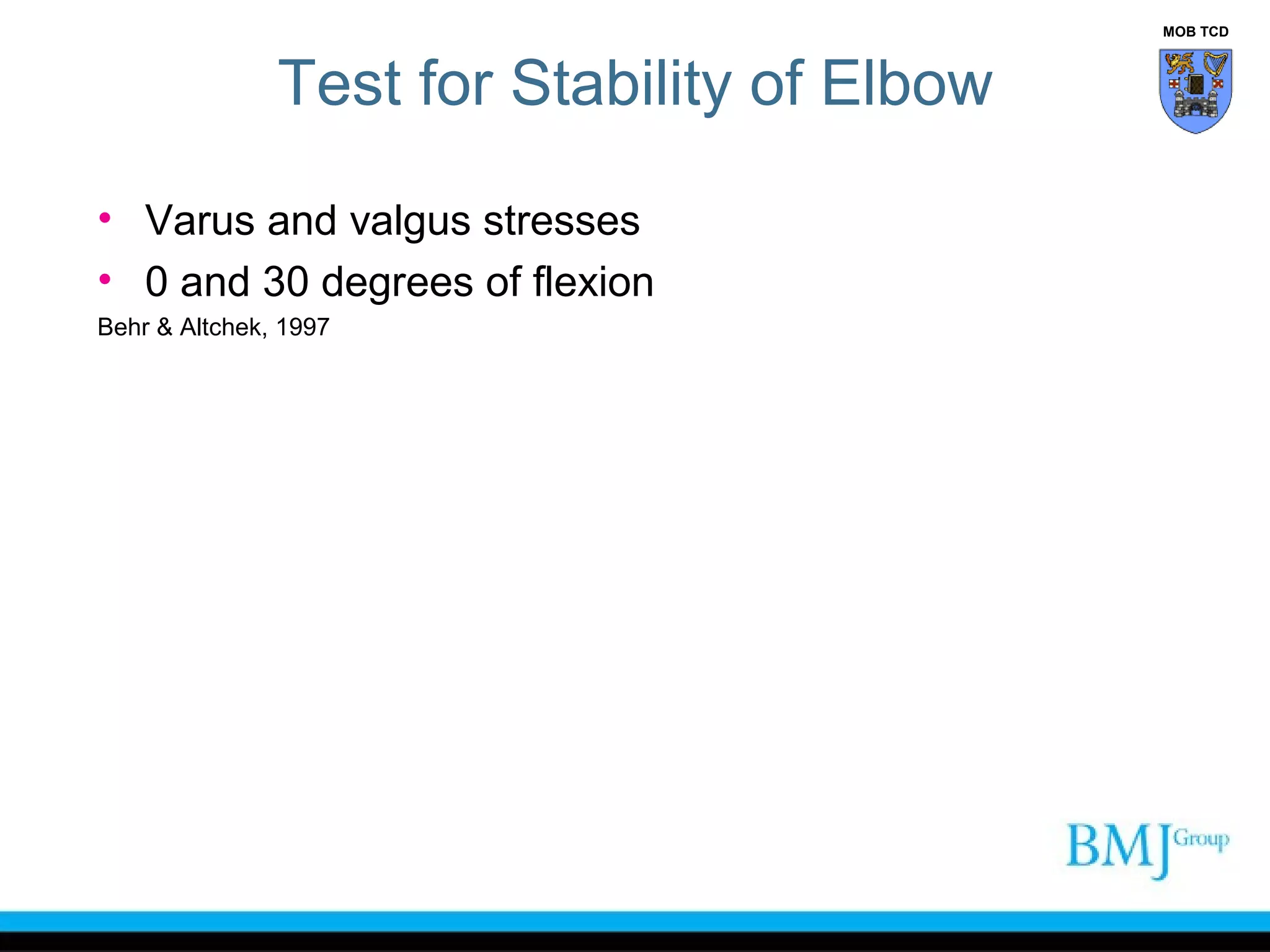 Clinical anatomy of the elbow | PPT
