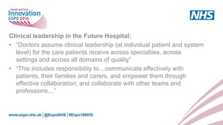Clinical and patient leadership | PPT