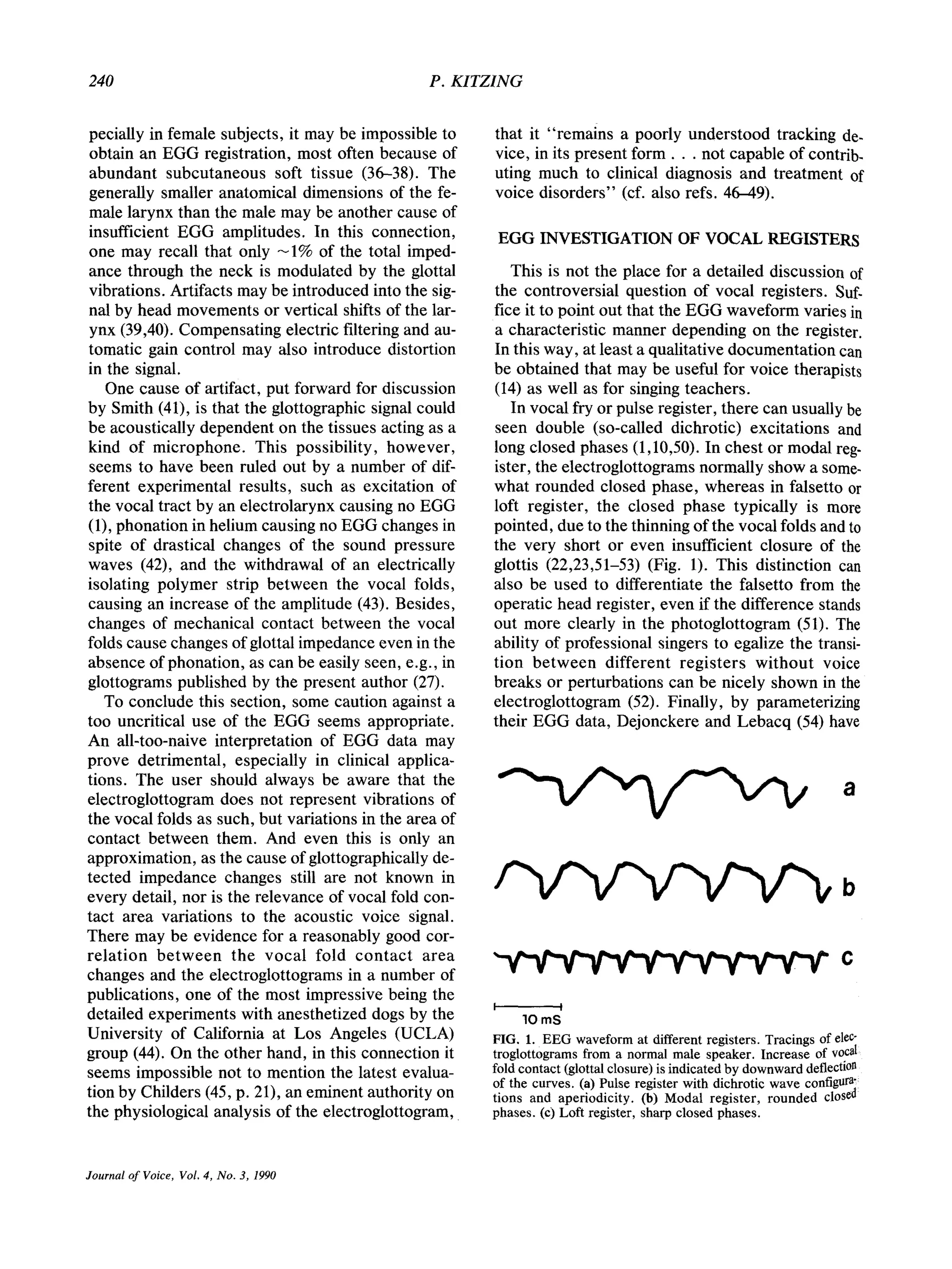 Paper Clinical aplications of electroglottography | PDF