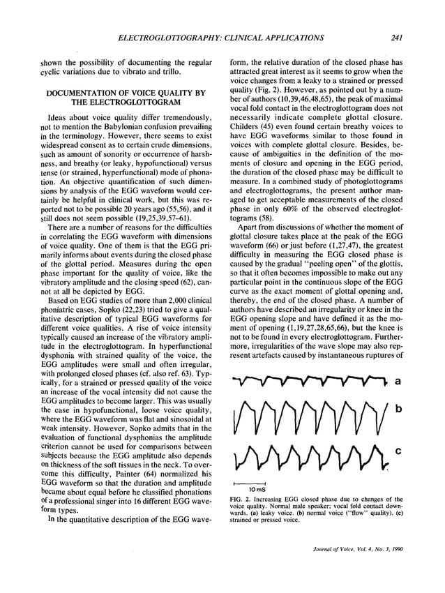 Paper Clinical aplications of electroglottography | PDF