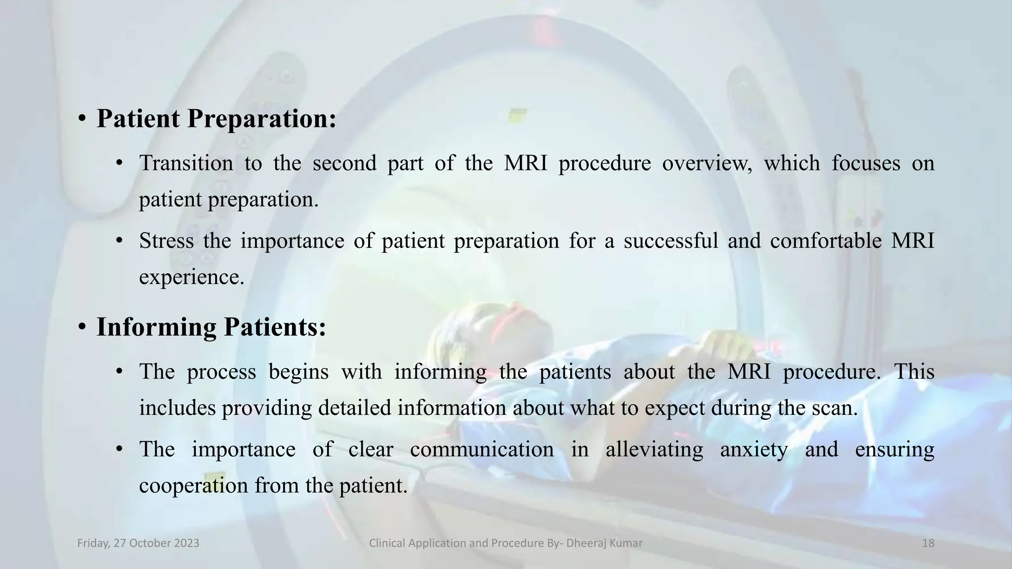 Clinical Applications and Procedure of MRI.pptx