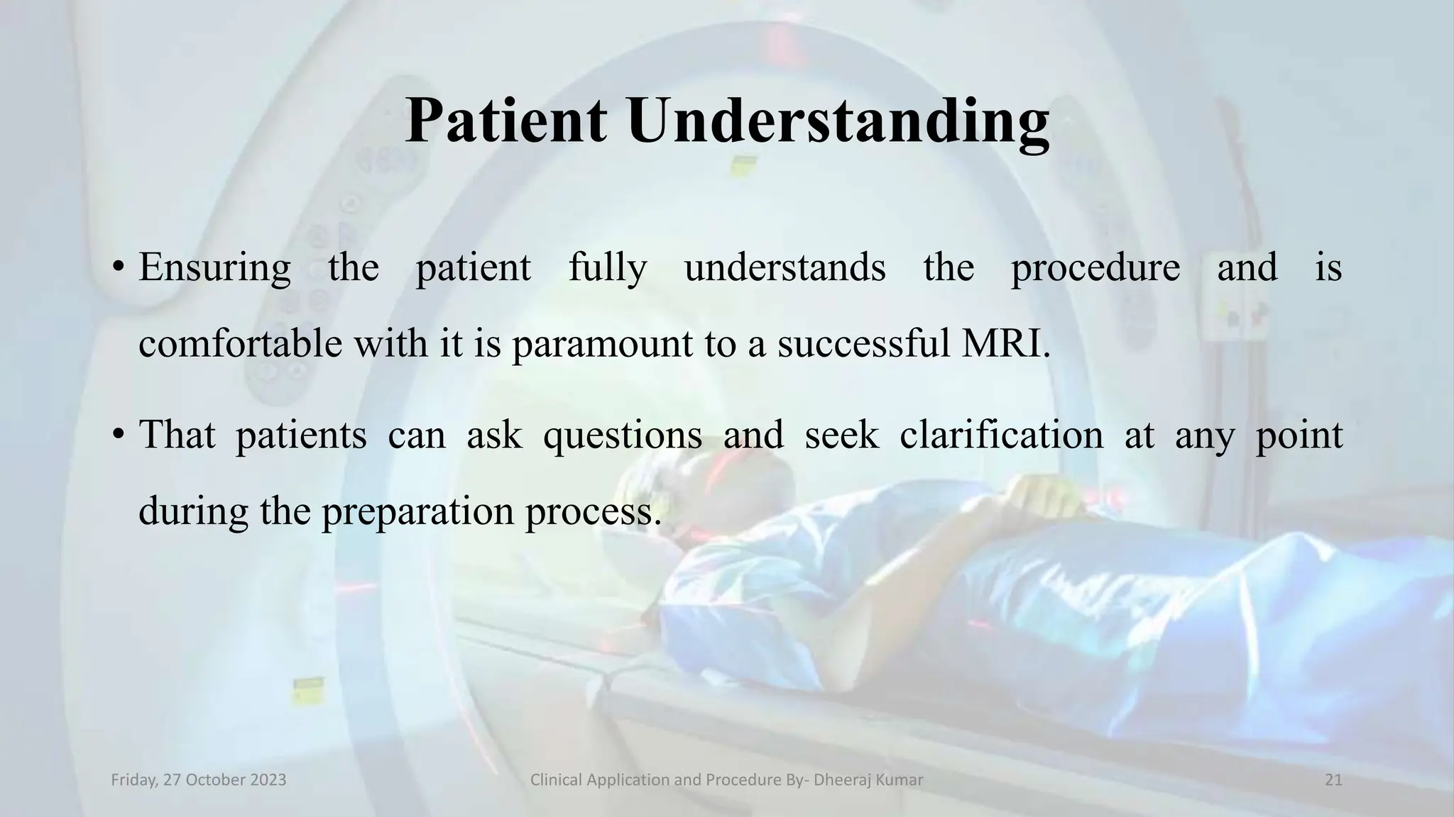 Clinical Applications and Procedure of MRI.pptx