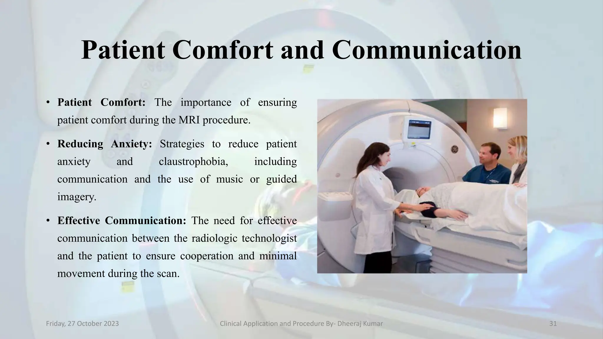 Clinical Applications and Procedure of MRI.pptx
