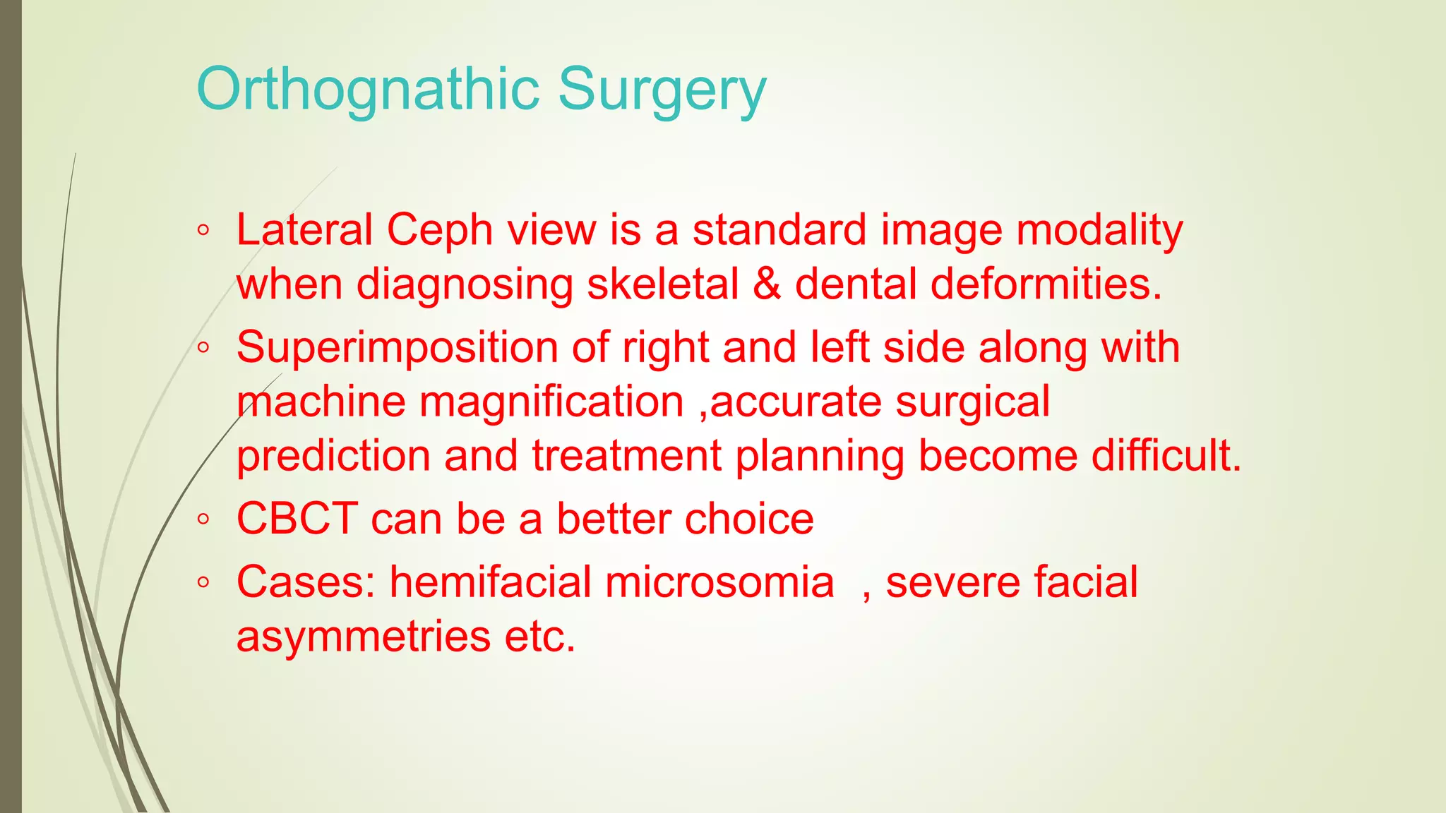 Clinical applications of CBCT | PPTX