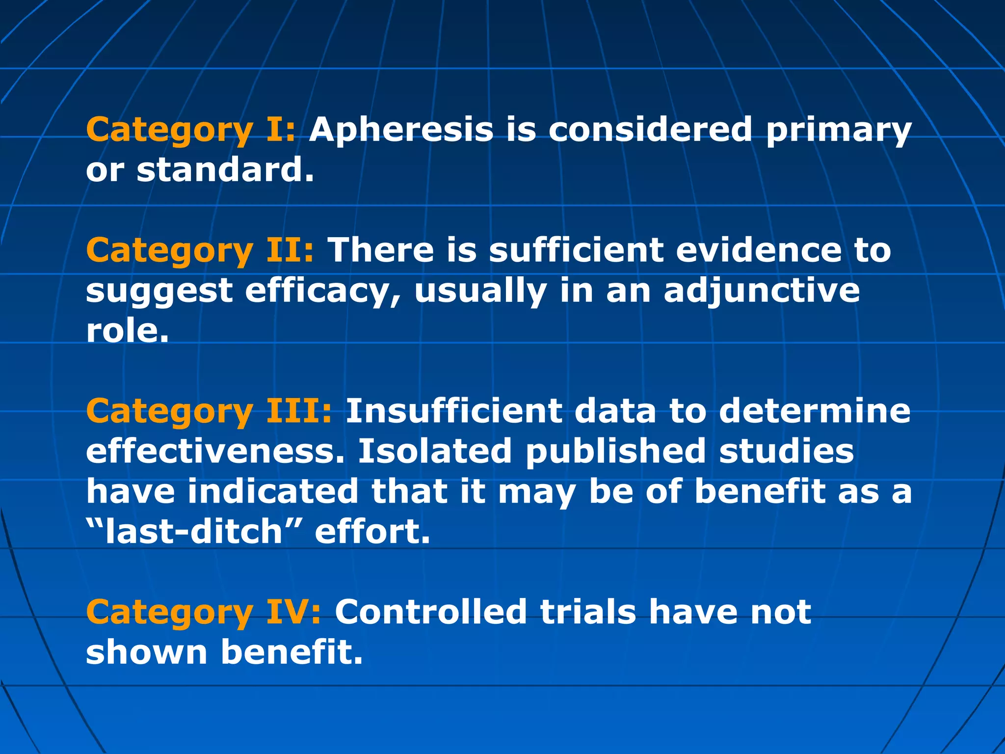 Clinical Applications Of Therapeutic Apheresis | PPT