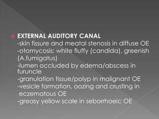 Clinical Approach and Investigations of Ear Discharge | PPTX