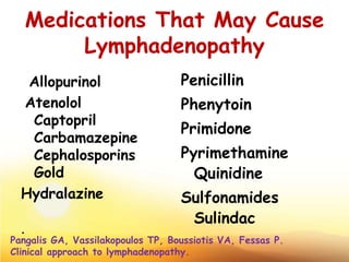 Clinical approach fever +lymphadenopathy | PPTX