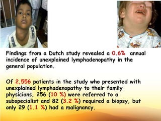 Clinical approach fever +lymphadenopathy | PPTX